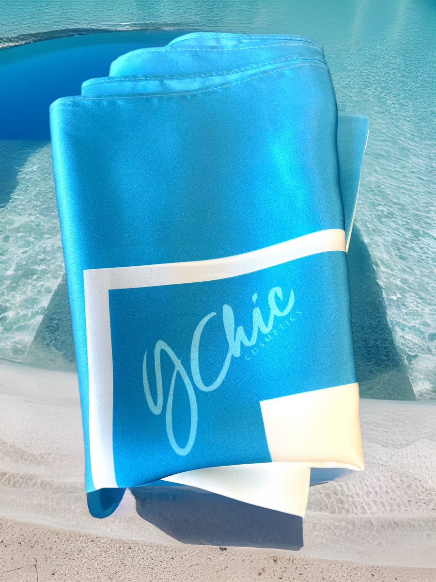 SILK LOGO SCARF – Y Chic Cosmetics
